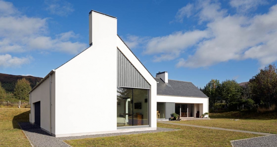 Simple and stunning Highlands passive house merges old and new ...