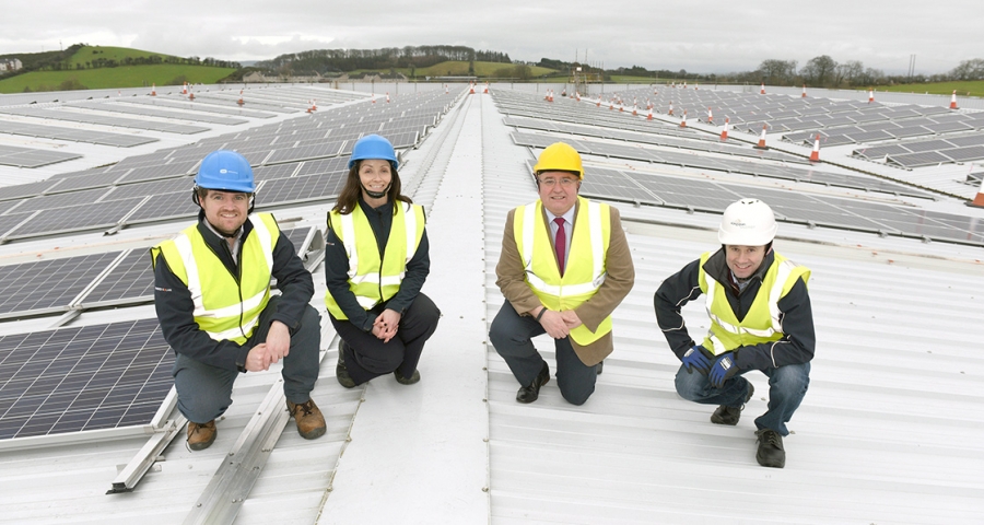 Kingspan installs Ireland's largest solar PV array - passivehouseplus.ie