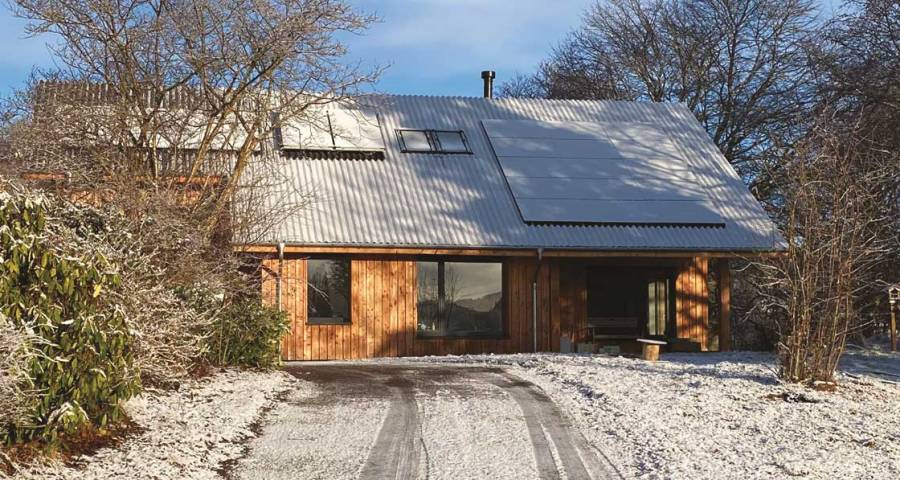Scottish passive house built with an innovative local timber system ...