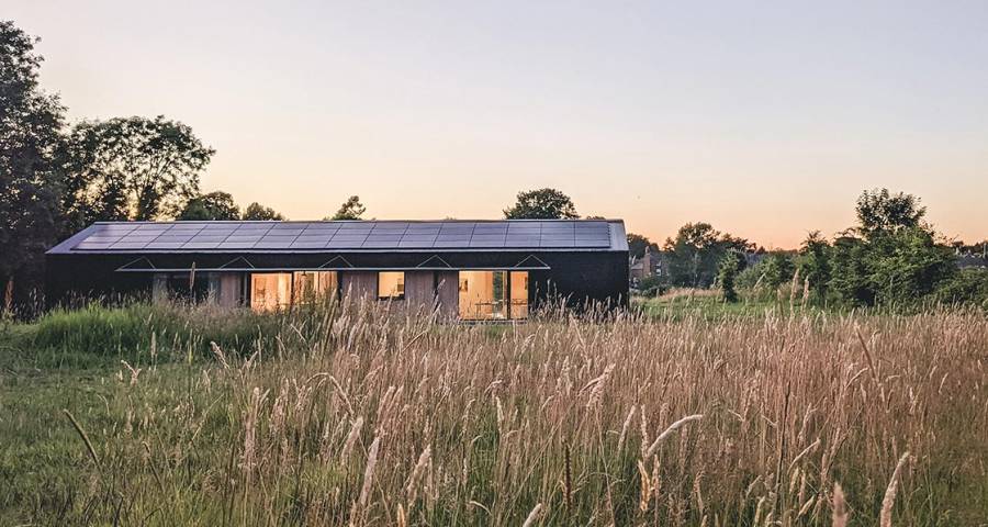 Passive Solar Barn Multipurpose Barn With Solar Exceeds Electricity